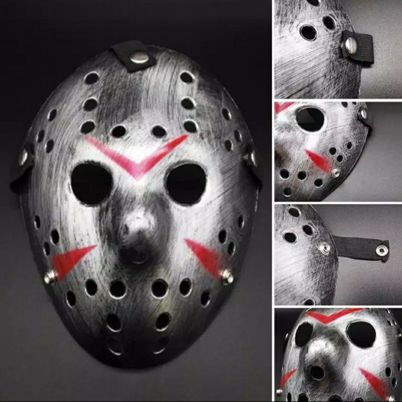 Jual Topeng Jason Voorhees Psikopat Halloween Horror Seram Cosplay ...