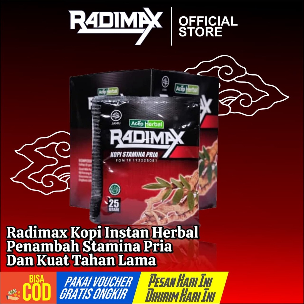 Jual Radimax Kopi Instan Herbal Penambah Stamina Pria Dan Obat Kuat ...