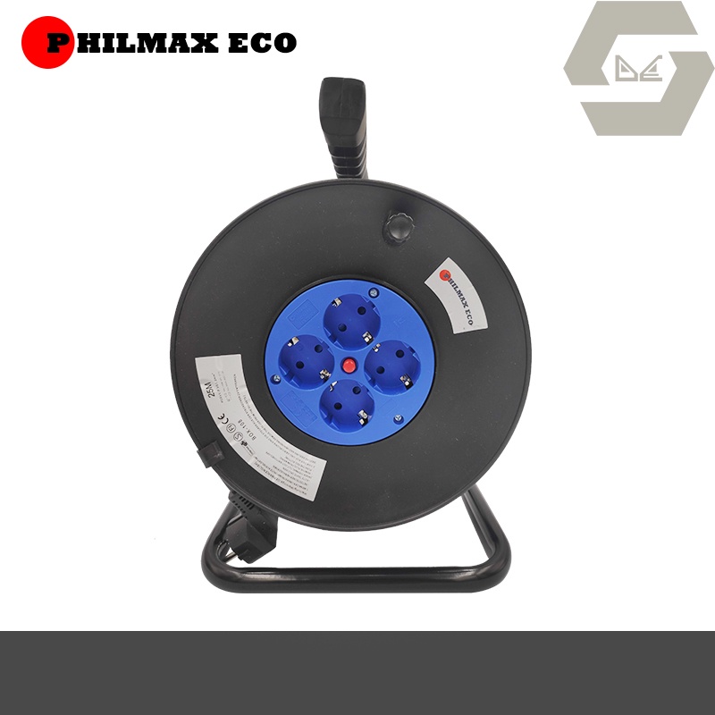 Jual Kabel Roll / Cable Reel 25m 3x1.0mm (Stop Kontak 4 Lubang) PHILMAX ...