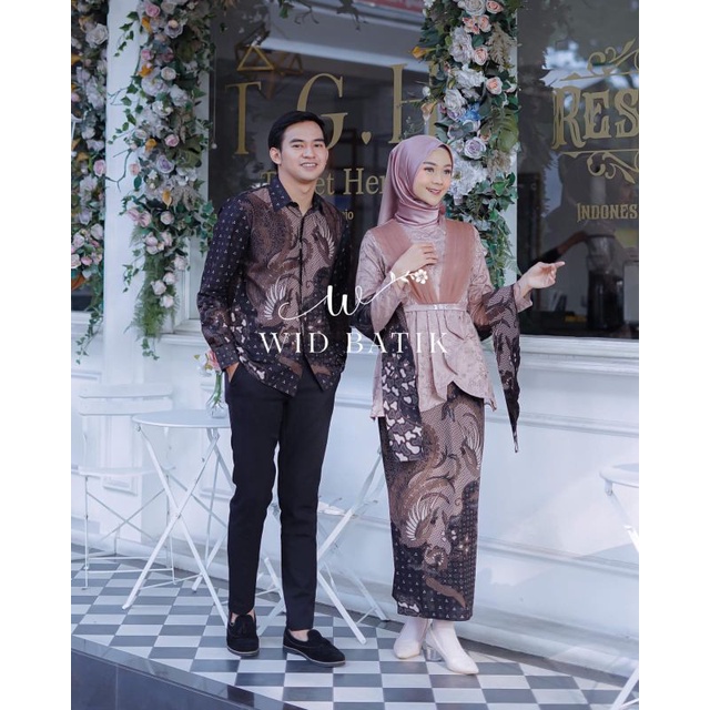 Jual AVEENA COUPLE SET AVEENA COUPLE BATIK KEBAYA CEWE COWO ARUNIKA SETELAN KEBAYA BAJU ...