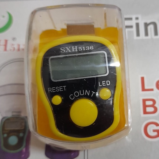 Jual tasbih digital dengan ornamen blink putih / tasbih digital LED ...