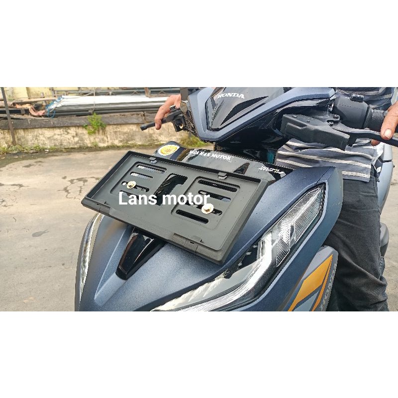 Jual cover plat honda terbaru original AHM tebal | Shopee Indonesia