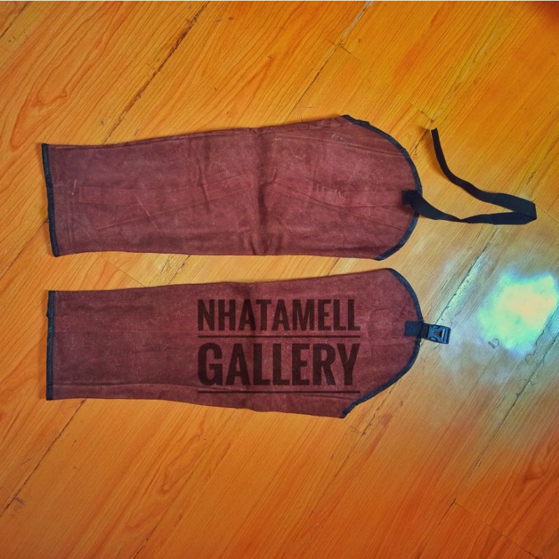 Jual Apron pelindung lengan anti panas - bahan kulit asli split sapi ...