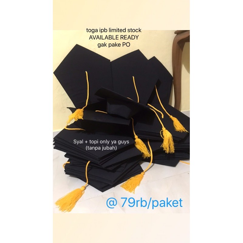 Jual READY Topi Toga / Topi Wisuda / Toga IPB UI UIN UB UGM | Shopee ...