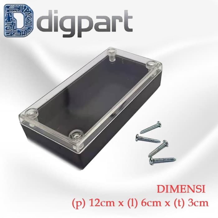 Jual Box Kotak Casing Plastik X10 MIKA for Komponen DIY Size 12 x 6 x ...