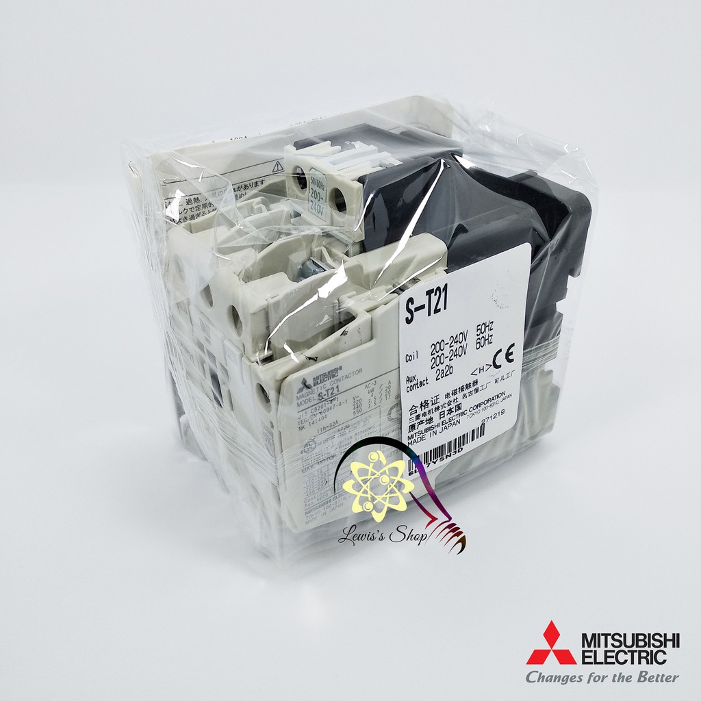 Jual Mitsubishi Magnetic Contactor ST-21 Coil 220V Original Made In Japan | Shopee Indonesia