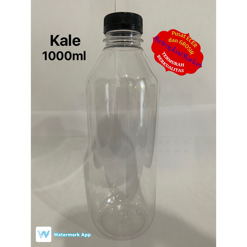 Jual Botol kale 1 liter 1ltr 1000ml 1 liter botol kopi 1liter botol ...