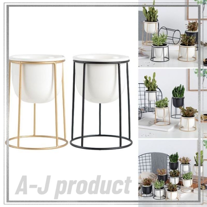 Jual STANDING POT BUNGA MODERN DIAMETER 10 CM | Shopee Indonesia