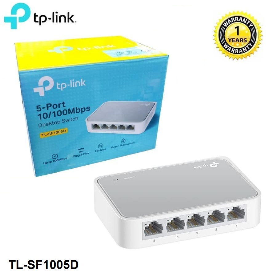 Jual TP-Link Switch Hub Internet 5 Port TL-SF1005D | Shopee Indonesia