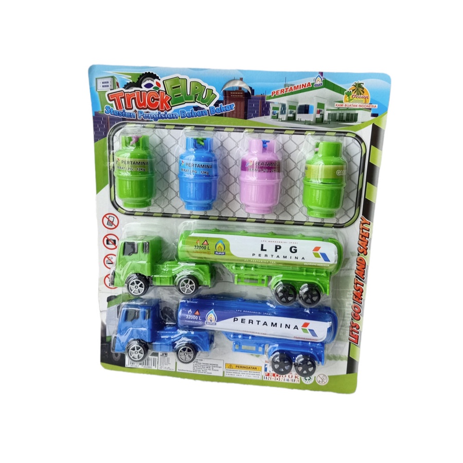 Jual Mainan Anak Laki-laki Mobil Mobilan Murah Truck Pertamina OCT 6738 ...