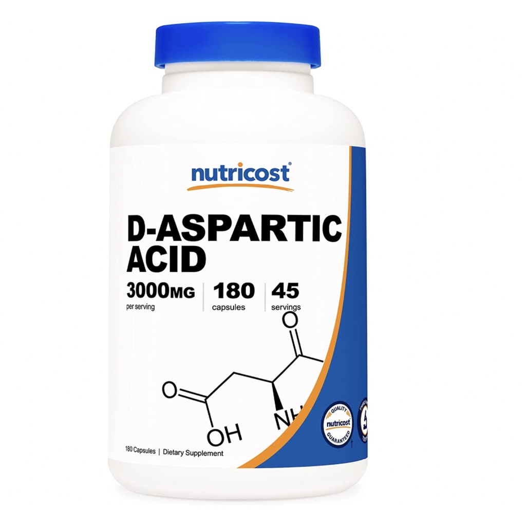 Jual READY EXP: 03/26 Nutricost D-Aspartic Acid (DAA) Capsules 3000mg ...