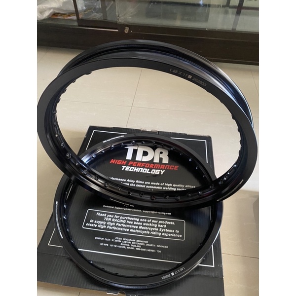 Jual velg TDR hitam 160/185 17 WM kotak pelek TDR hitam ukuran 160/185 ...