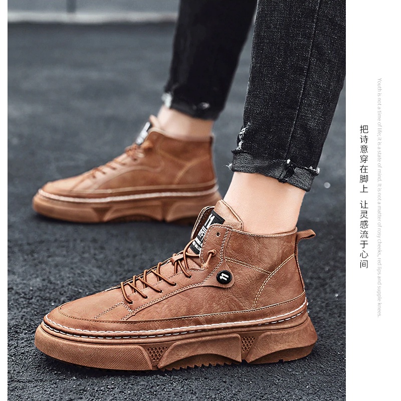 Jual COD!! New Arrival Sneakers Martin Booth Sepatu Kerja Sepatu Gunung ...