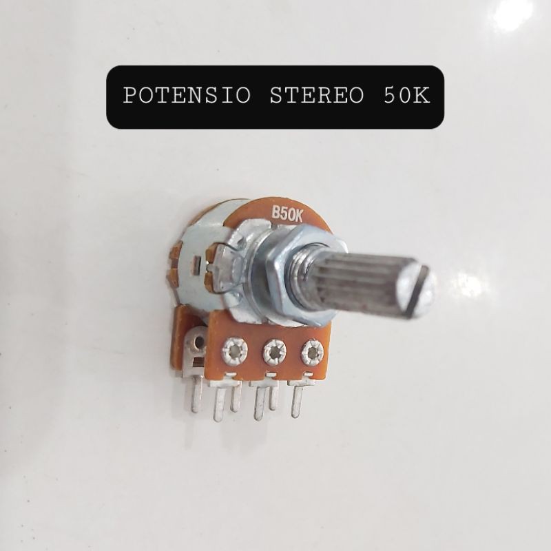 Jual Potensio STEREO 50K Potensiometer Linear 50 K | Shopee Indonesia