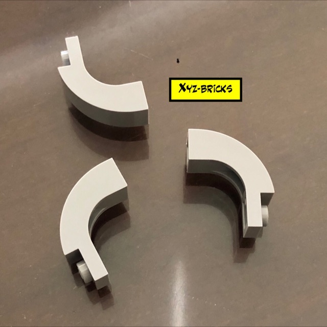 Jual LEGO PARTS 4625619 - Brick 1x3x2 with Ins and Outs Bow Medium Stone Grey (LBG) | Shopee ...