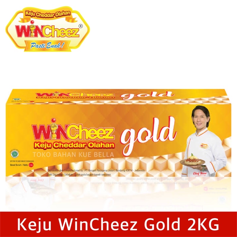 Jual Keju WINCHEEZ GOLD 2KG - Cheddar Cheese | Shopee Indonesia