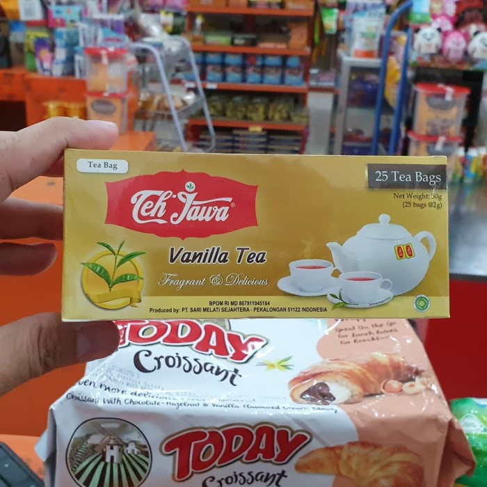 Jual BOX 25s - TEH CELUP TEH JAWA VANILLA TEA / MERK JAWA TEH VANILA ...