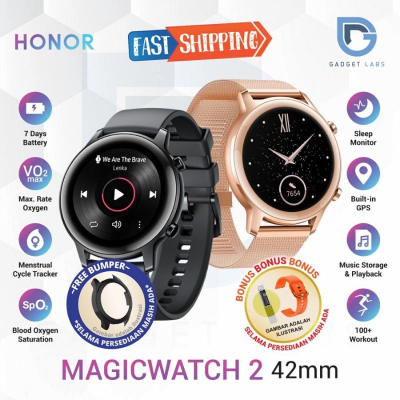 Jual Honor Magic Watch 2 42mm Smartwatch AMOLED Display Global Version ...
