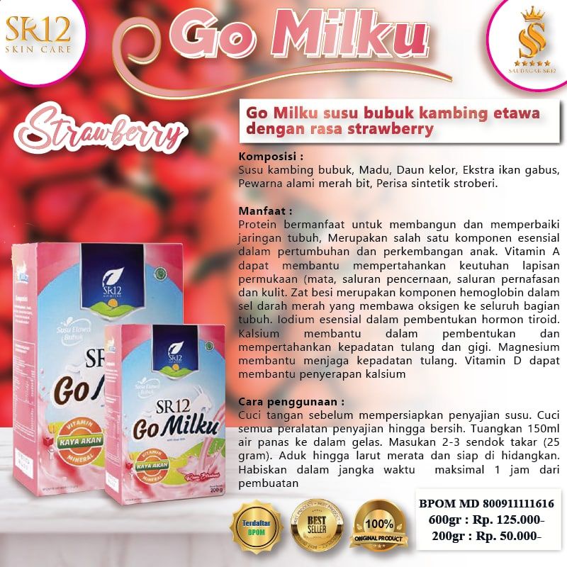 Jual SUSU GO MILKU STOBERI SR12 | Shopee Indonesia