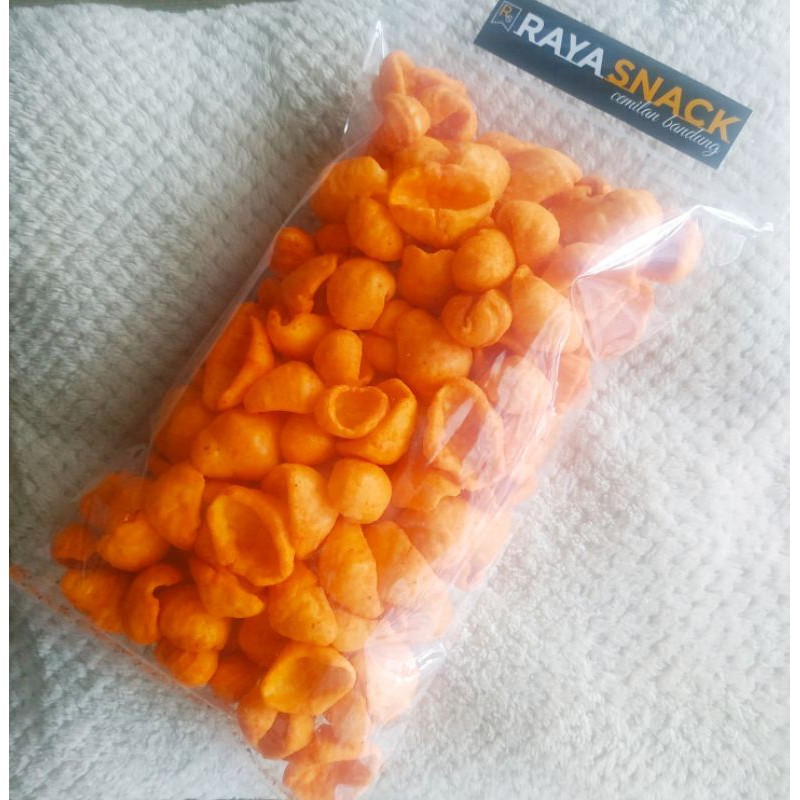 Jual Raya snack - Kerang rasa balado/kerupuk keong (250 & 500 gram ...
