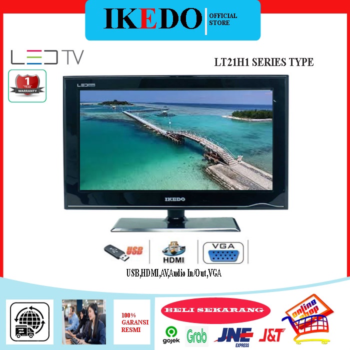 Jual TV LED 21 INCH IKEDO LT-21H1 | Shopee Indonesia