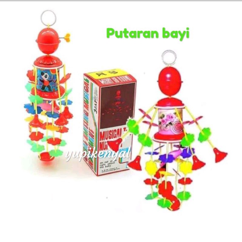Jual Mainan Kerincingan Putar Gantung/musical toy nursery | Shopee ...
