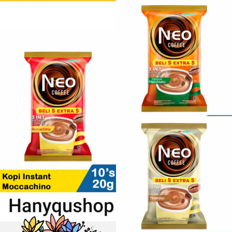 Jual Neo Coffee Kopi Instant 10x20gr All Varian | Shopee Indonesia