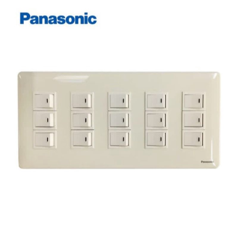 Jual Saklar 15 Gang atau Grid Switch 15 gang Panasonic Full Color | Shopee Indonesia