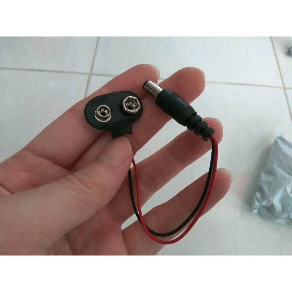 Jual Battery holder dudukan tempat baterai 9v 9 v arduino uno mega jack ...