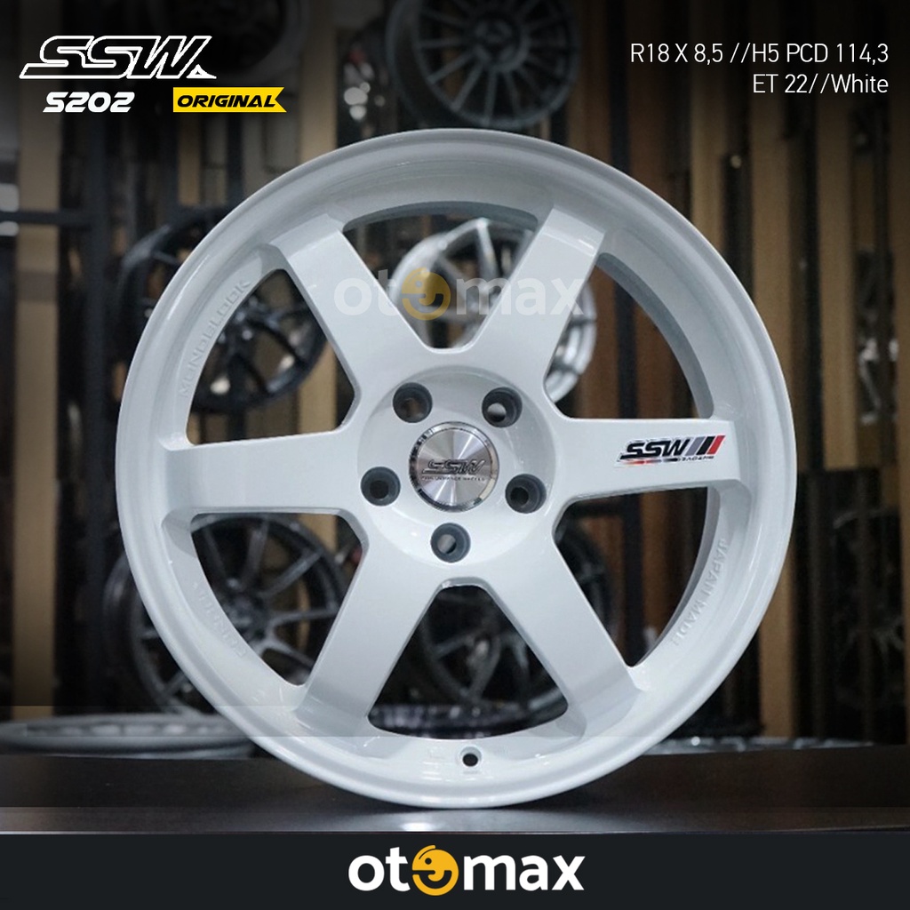 Jual Velg Mobil SSW S202 Ring 18 H5 White | Shopee Indonesia