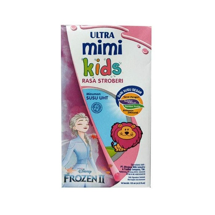 Jual Ultra Mimi Kids Susu UHT Rasa Stroberi 125ml | Shopee Indonesia