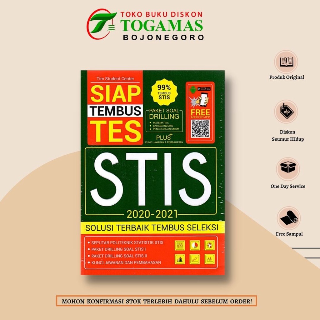 Jual READY!! SIAP TEMBUS TES STIS 2020-2021 BY TIM STUDENT CENTER ...