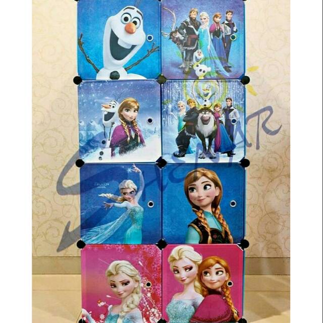 Jual Lemari 8 kotak portable / lemari rakit portable / lemari 8 pintu ...