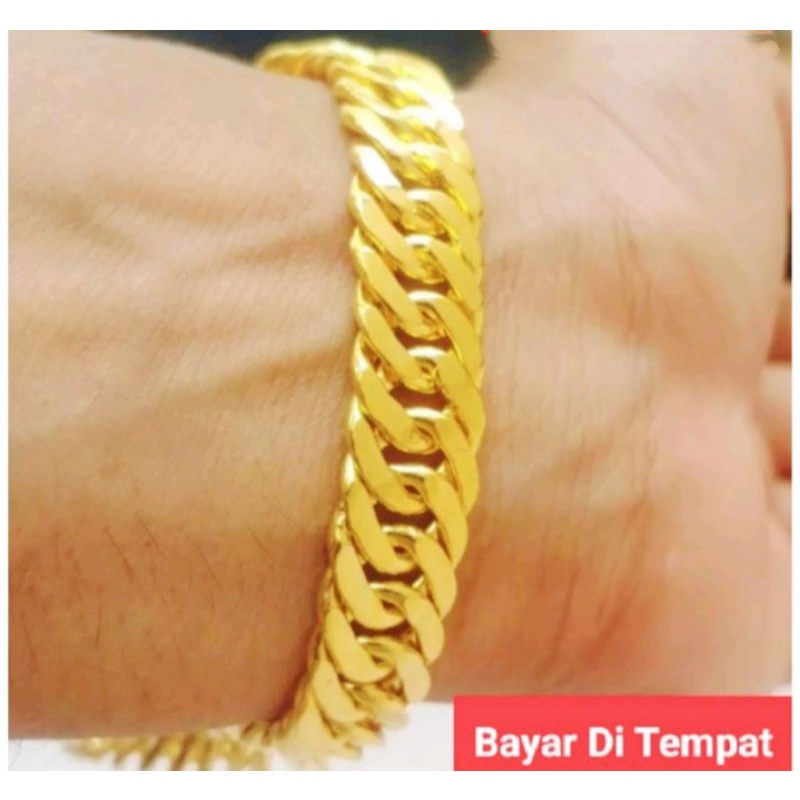 Jual GELANG RANTAI PRIA WANITA TEBAL DAN ELEGAN TERSEDIA UKURAN BESAR ...