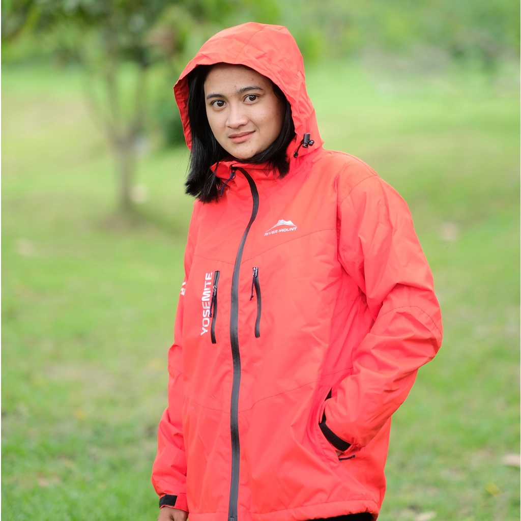 Jual rivermount jaket gunung yosemite orange jaket gunung waterproof ...