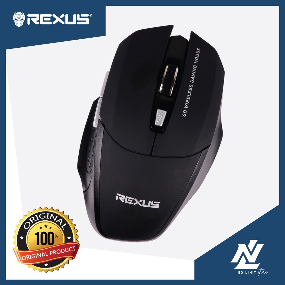 Jual Rexus RX109 / RX 109 Mouse Gaming Wireless | Shopee Indonesia