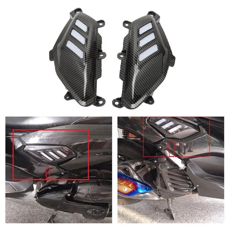 Jual Cover body samping nmax karbon ZORO | pijakan kaki nmax | tutup ...
