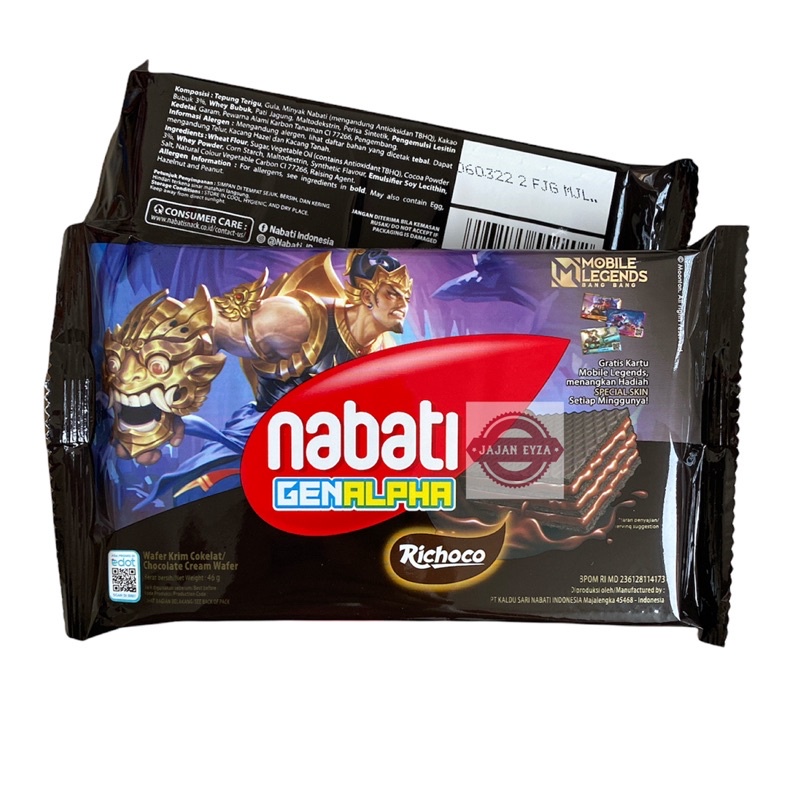 Jual nabati wafer richoco ecer 2000 / nabati wafer genalpha richoco ...