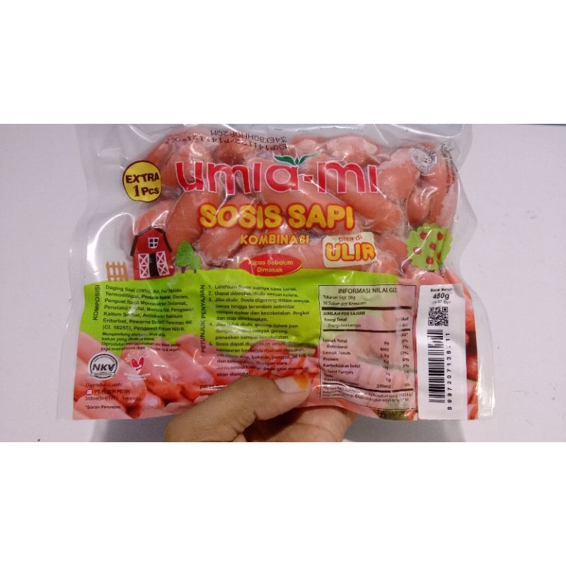Jual Umiami Sosis Sapi Ulir 450 gr | Shopee Indonesia