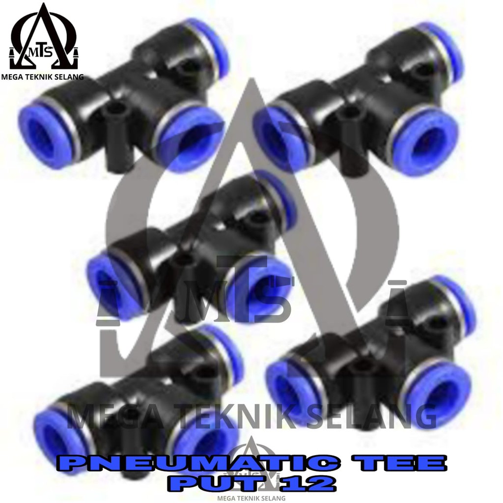 Jual Fitting Pneumatic 12 MM T PUT Sambungan Selang Angin Tubing PT 12 MM | Shopee Indonesia