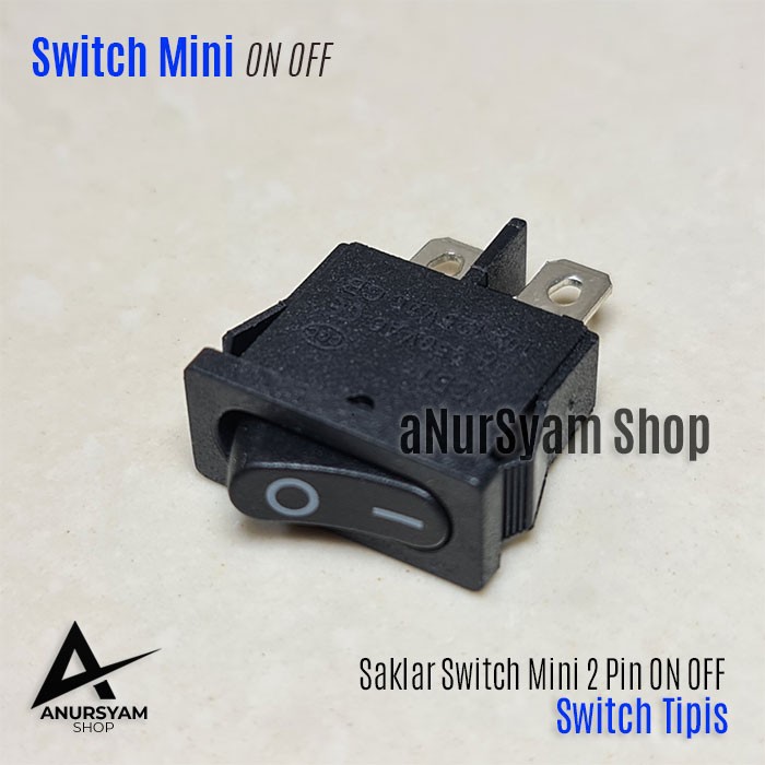 Jual Saklar Switch Gepeng 2 Pin ON OFF / Saklar Tipis / Switch Mini ...