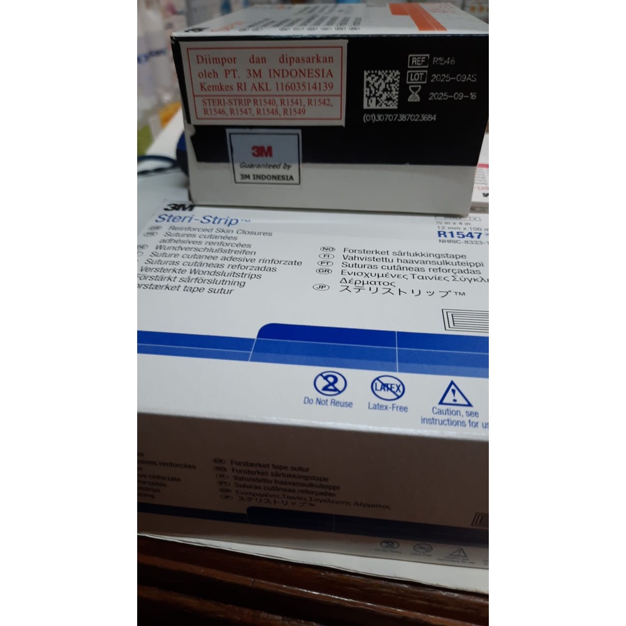 Jual 3M Steri Strip R1547 ORIGINAL (1 Box/50 Pcs) | Shopee Indonesia