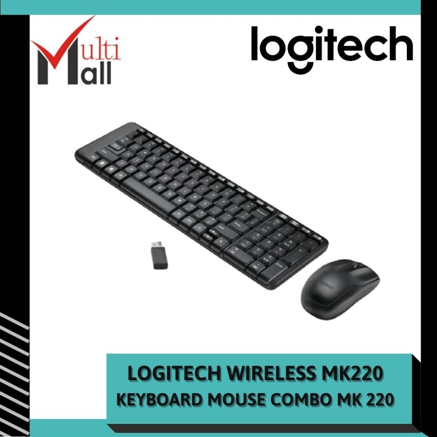 Jual Logitech Wireless Keyboard MK-220 | Shopee Indonesia