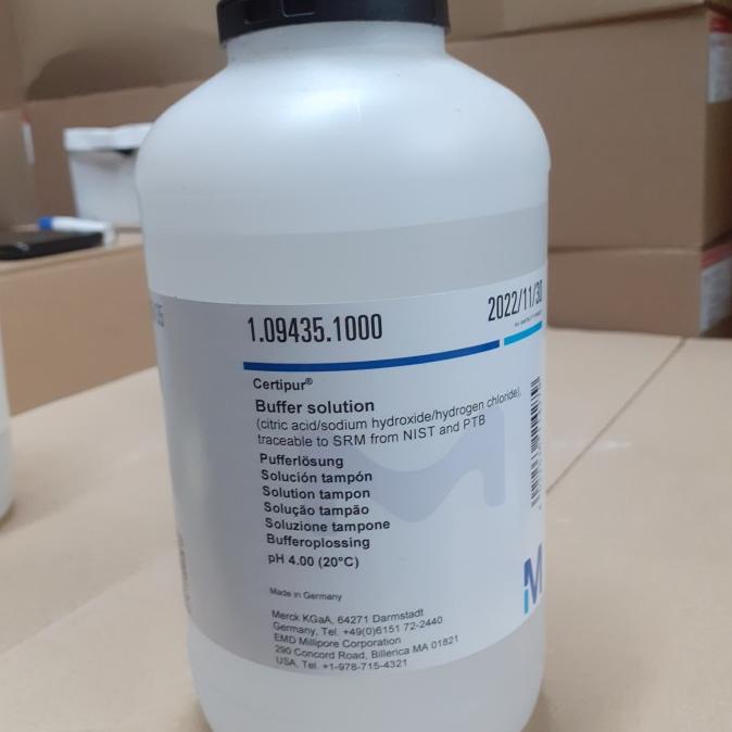 Jual Buffer Solution Ph 4.0 Merck Katalog 1.09435.1000 1L | Shopee Indonesia