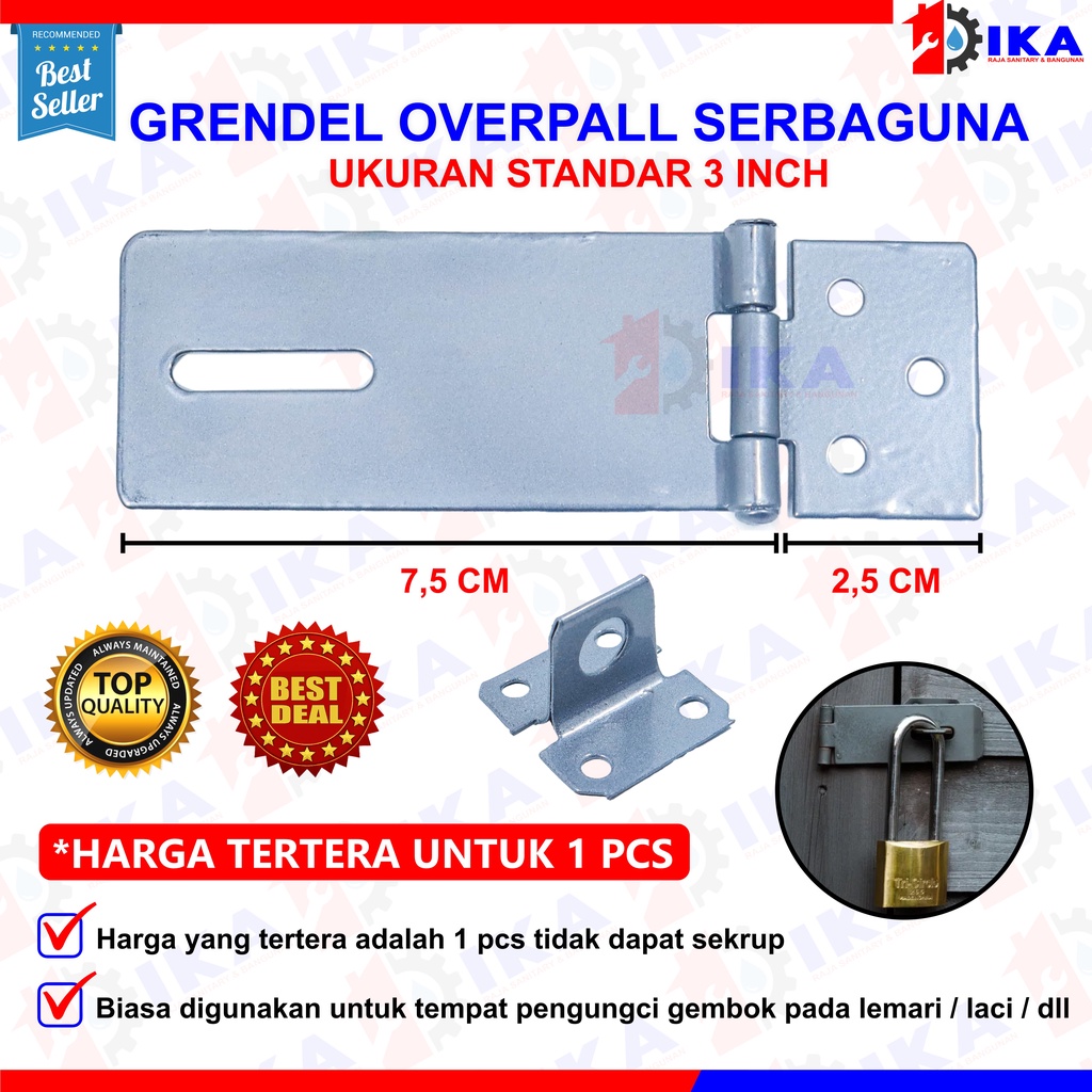 Jual Overpal Tempat Gembok Galvanis Tebal VOXY 1.5" 2" 2.5" 3" 4" Inch ...