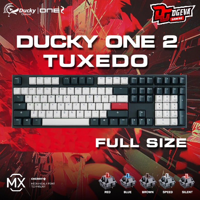 Jual Ducky One 2 Tuxedo Full Size Mechanical Keyboard Gaming | Shopee ...