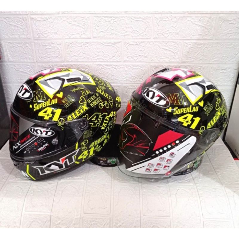 Jual HELM COUPLE KYT NX RACE ESPARGARO 2020 DAN NFJ ESPARGARO 2020 ...