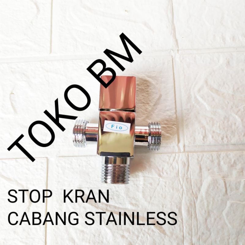 Jual stop kran cabang closet model kotak minimalis/kran cabang closet ...