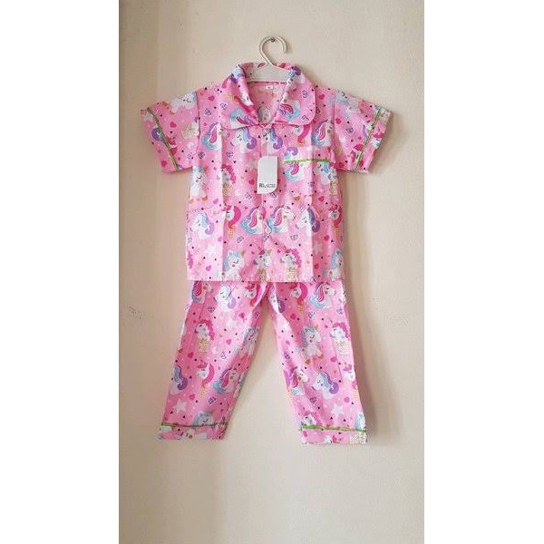 Jual piama\baju tidur anak motif kuda fony cantik | Shopee Indonesia