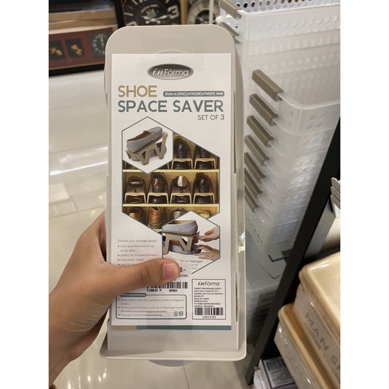 Jual INFORMA SHOE SPACE SAVER (TEMPAT MENYIMPAN SEPATU) | Shopee Indonesia